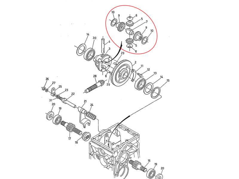 Πλανητικά σετ Kubota: 66591-14871 | Paouris Parts